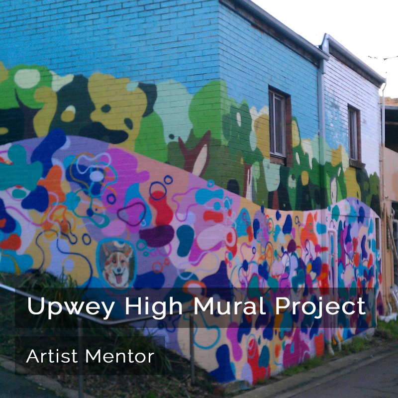 Upwey High Mural Project - Emma Johnson